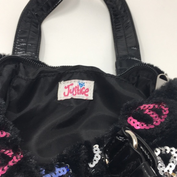 Justice | Accessories | Justice Purse Black With Peace Signs | Poshmark